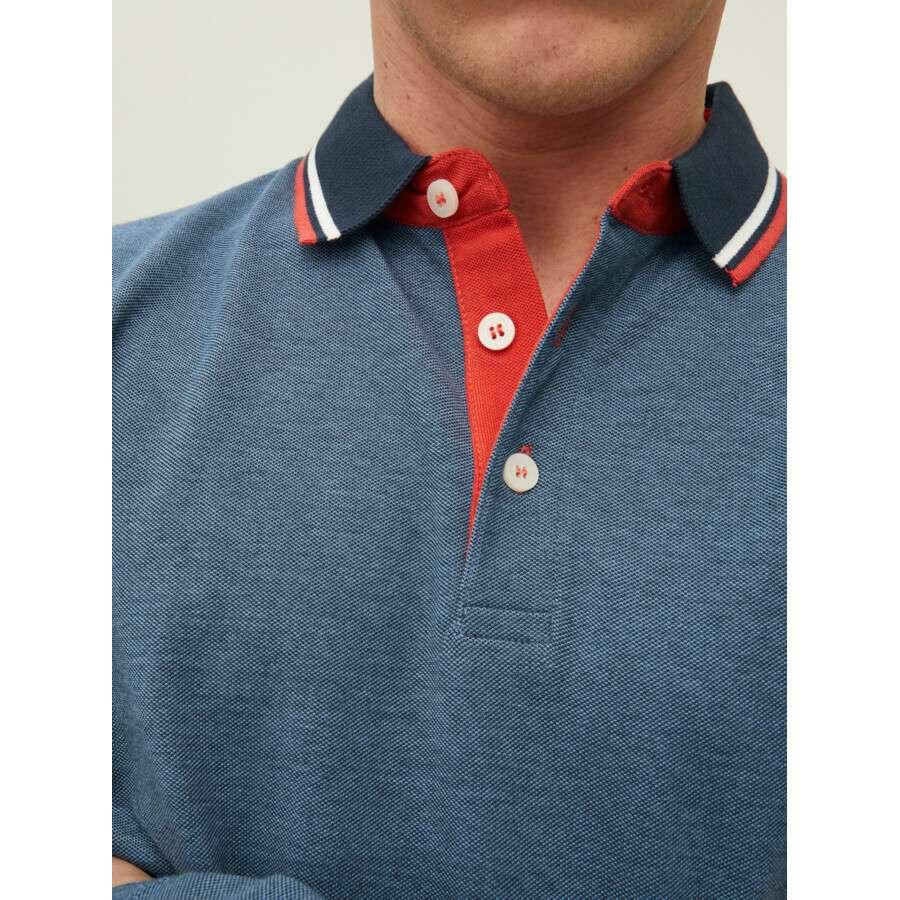 Polo Jack&Jones Paulos Azul - Mainland Jeans