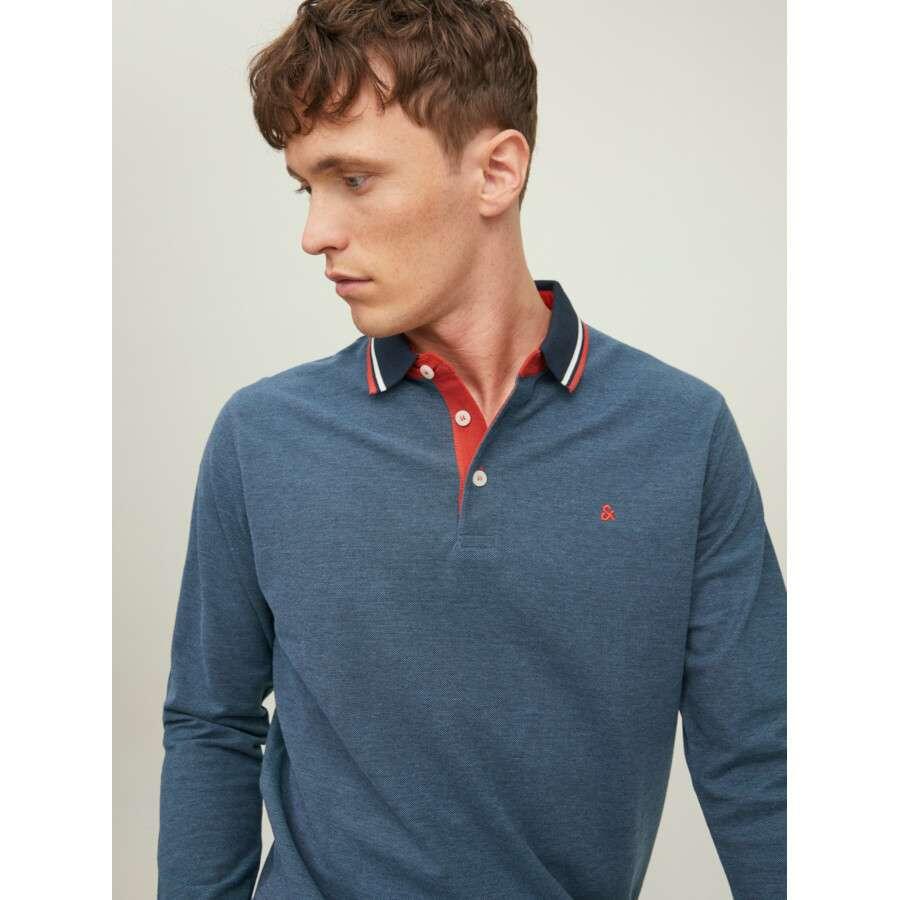 Polo Jack&Jones Paulos Azul - Mainland Jeans